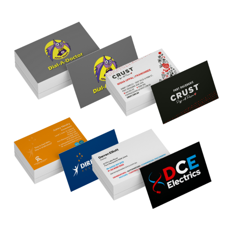Business Cards 250 Each x 4 Designs - The Printing Shop