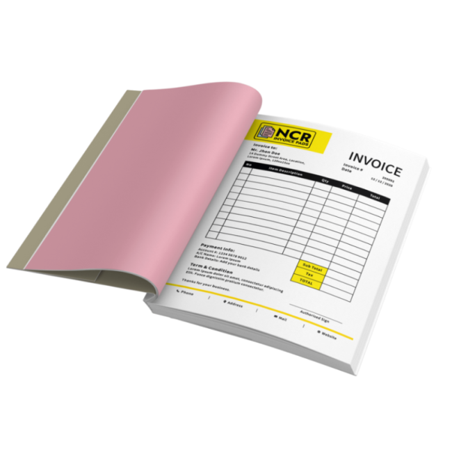 NCR A4 100 Duplicate Sets 50 Books - The Printing Shop